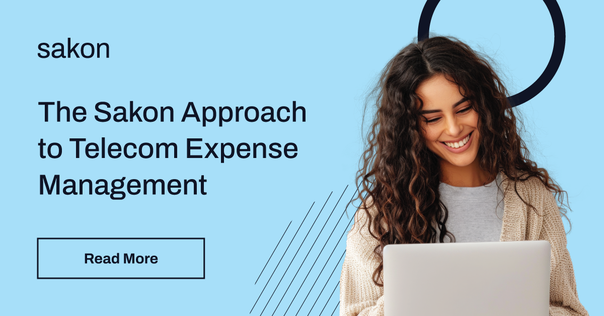 The Sakon Approach to Telecom Expense Management